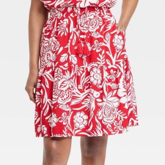 Knox Rose | Skirts | Nwt Knox Rose Mini Tiered Aline Floral Skirt In ...